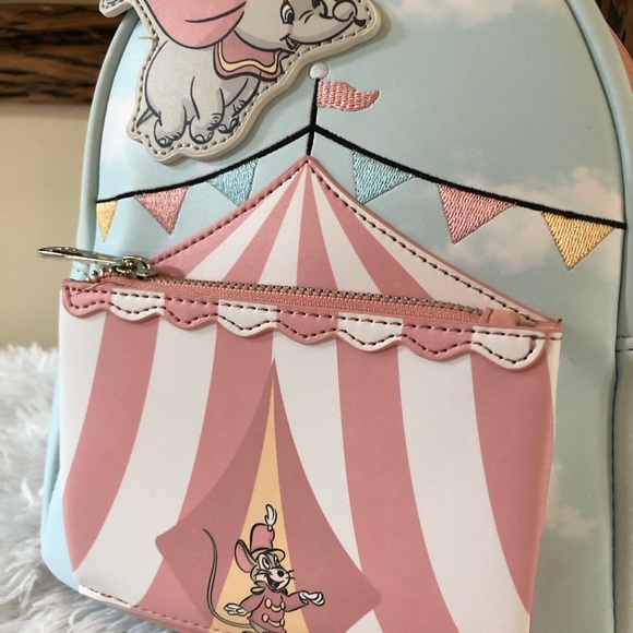 Loungefly | Bags | Loungefly Disney Dumbo Circus Tent Mini Backpack ...